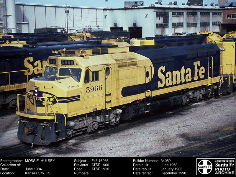 The ATSF Photo Archive - F45 #5966