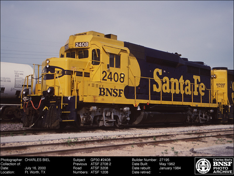 The BNSF Photo Archive - GP30 #2408
