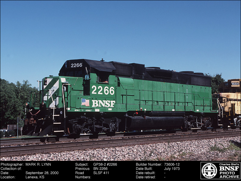 The BNSF Photo Archive - GP38-2 #2266