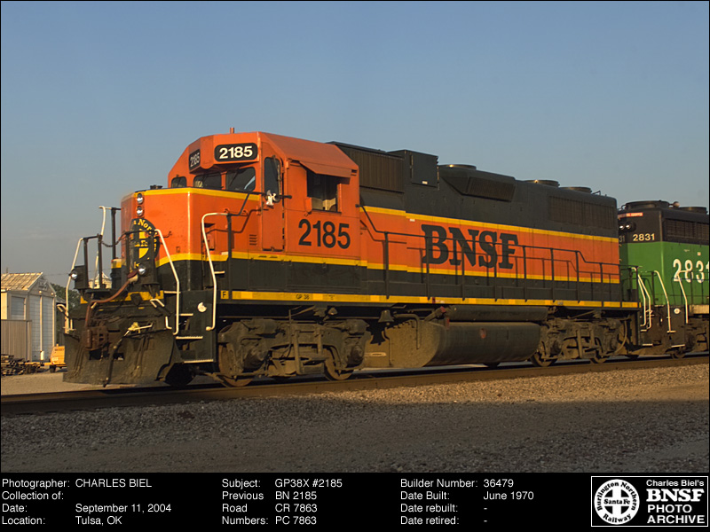 The BNSF Photo Archive - GP38X #2185