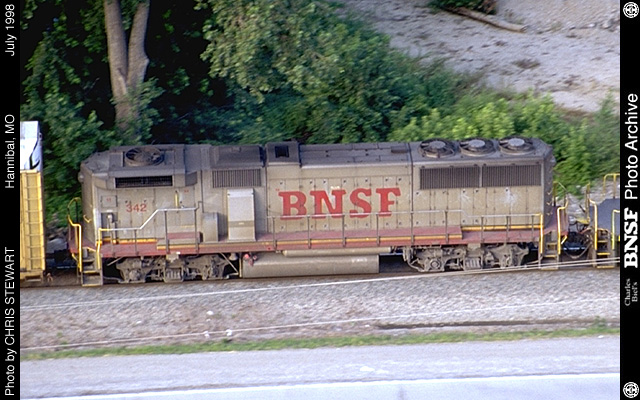 The BNSF Photo Archive - GP60B #342