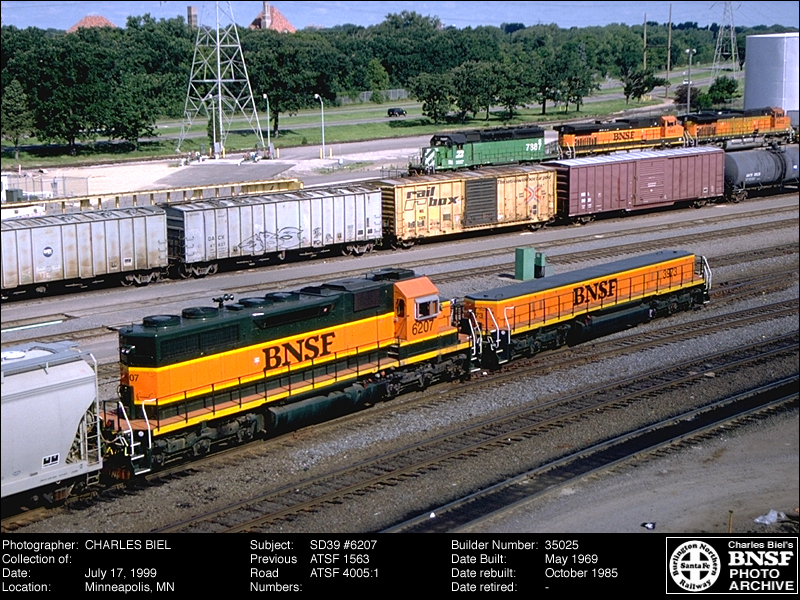 The BNSF Photo Archive - SD39 #6207