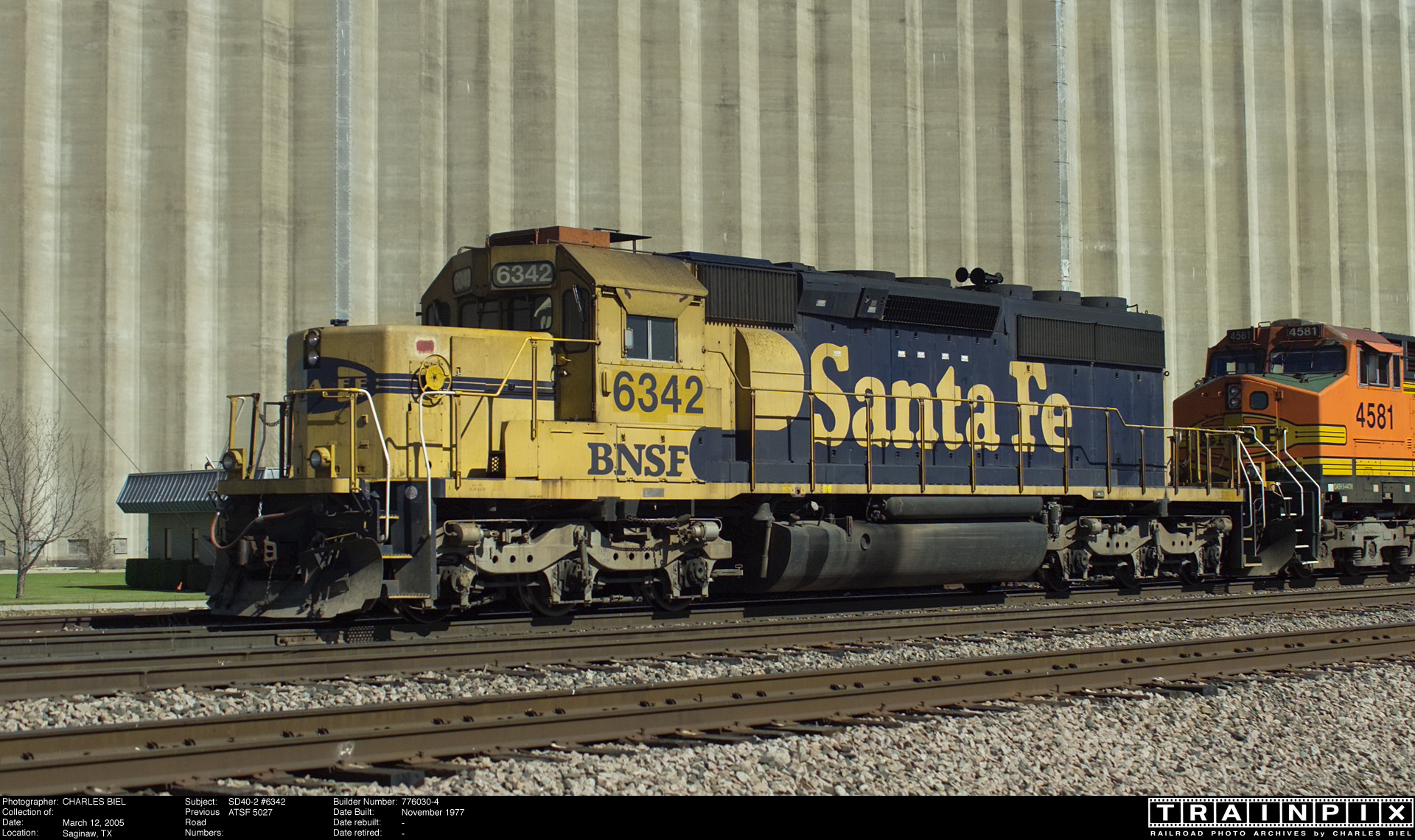 The BNSF Photo Archive - SD40-2 #6342