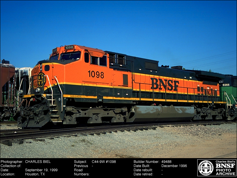 The BNSF Photo Archive - C44-9W #1098