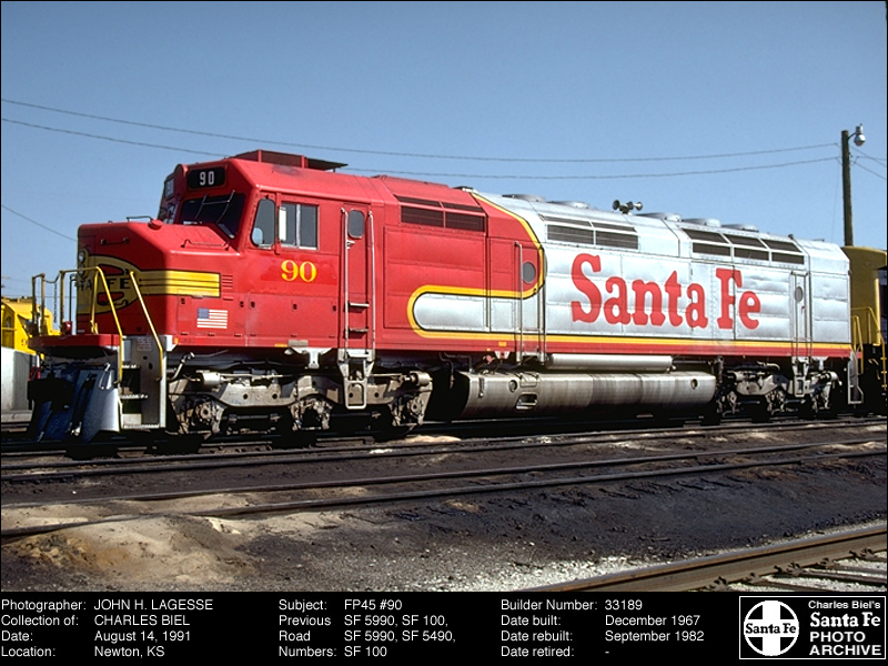 Santa Fe SUPER FLEET Photo Archive - FP45 #90