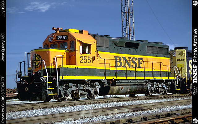 The BNSF Photo Archive - GP35 #2551
