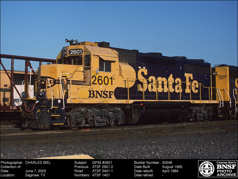 The BNSF Photo Archive - GP35 #2601