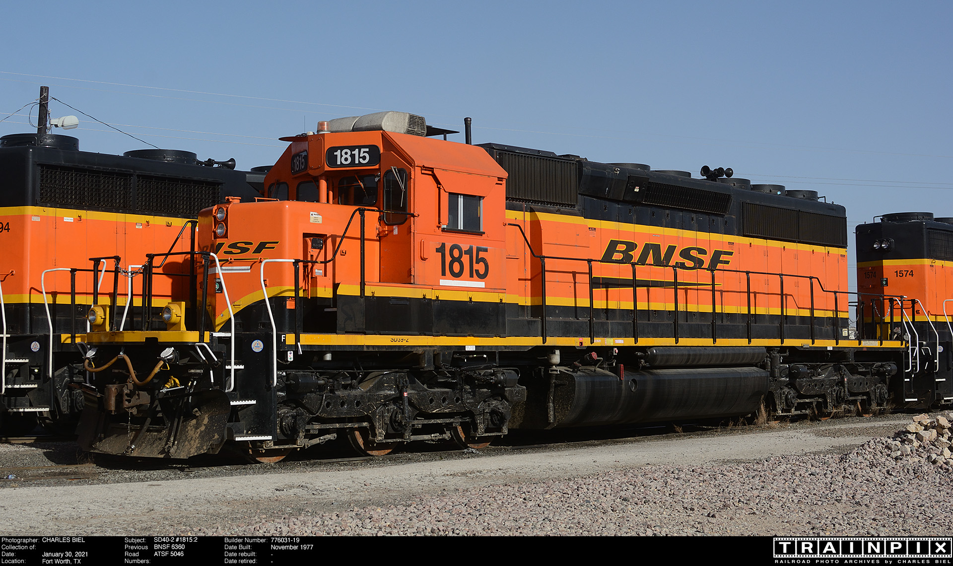 The BNSF Photo Archive - SD40-2 #1815