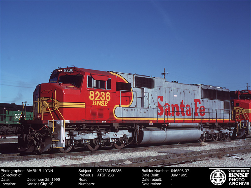 The BNSF Photo Archive - SD75M #8236
