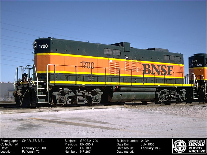 The BNSF Photo Archive - GP9B #1700