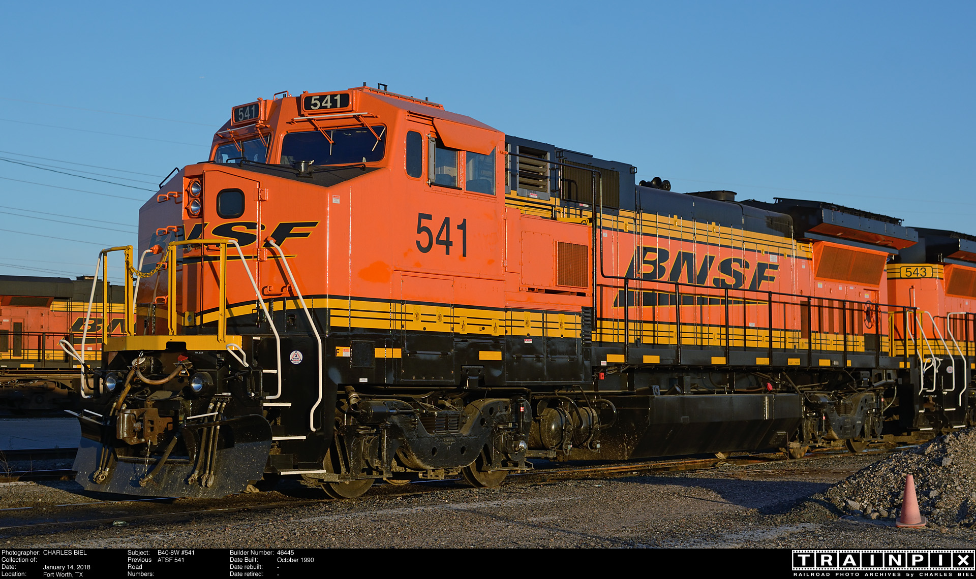 The BNSF Photo Archive B40 8W 541