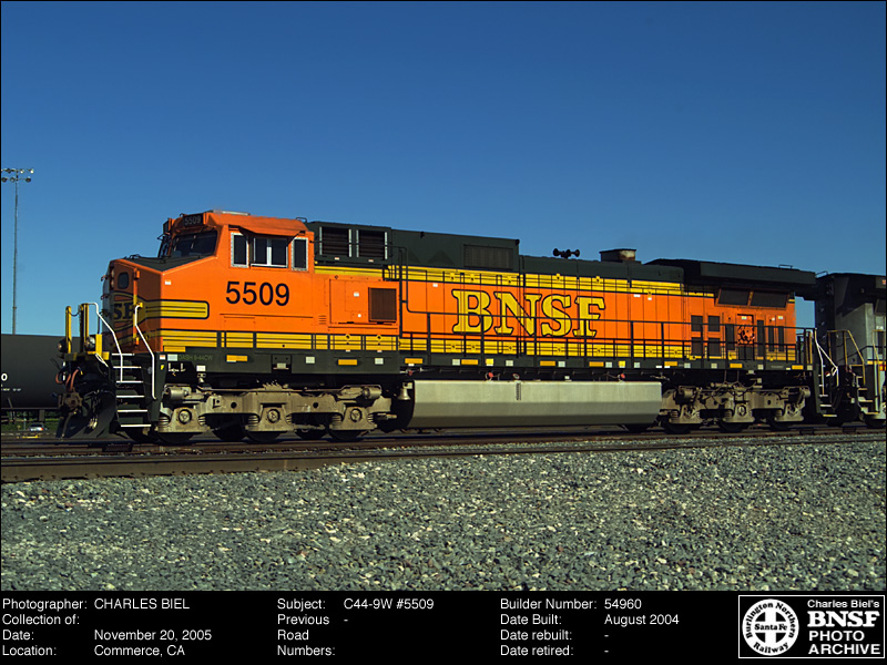 The BNSF Photo Archive - C44-9W #5509